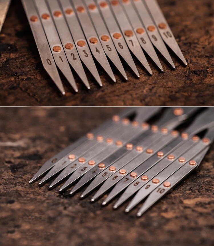 Leather Equal Space Divider Nattools Leathercraft Ruller Measure ...