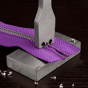 1set 3# 5# Steel Alloy Zipper Tooth Removal Tool Code Loading Zip Tooth ...