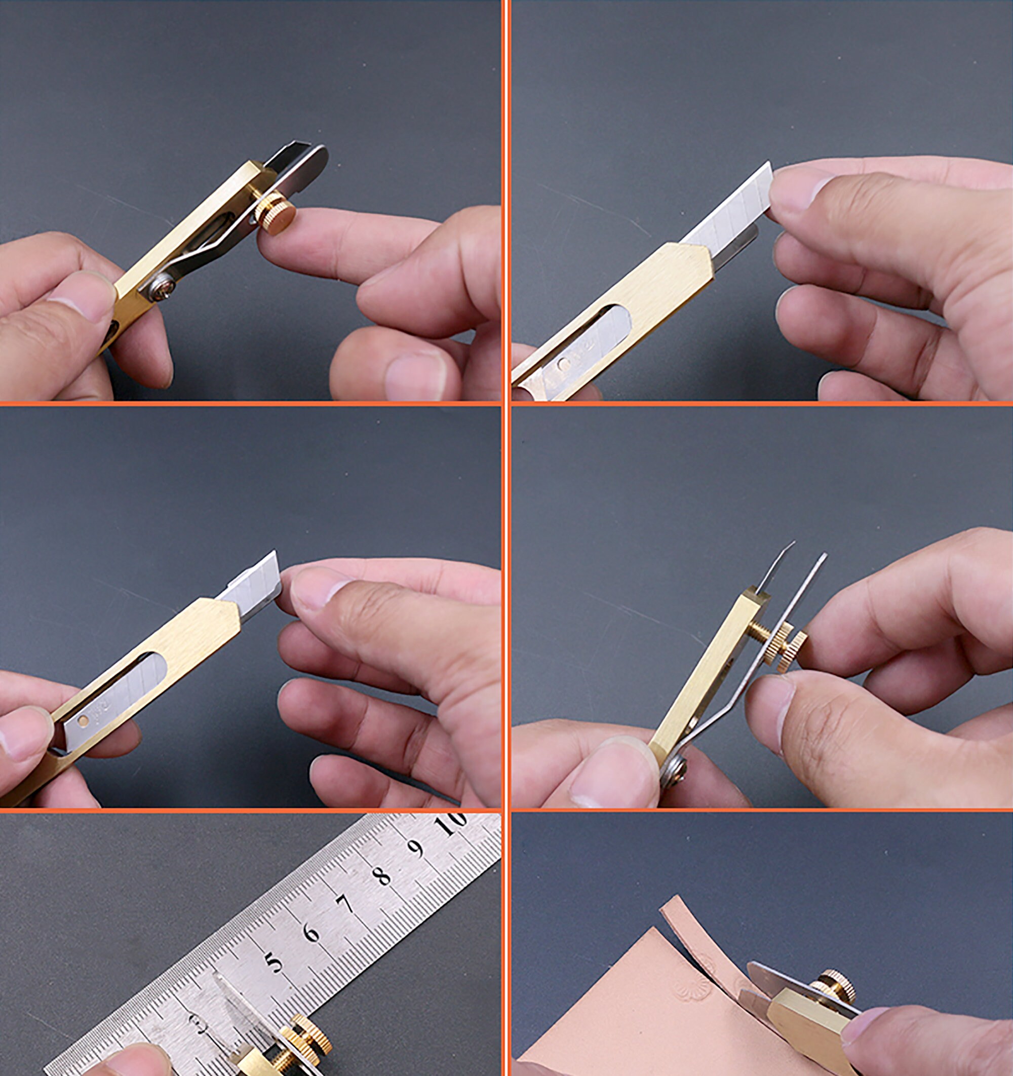 DIY Incision Cutter Knife Copper Trimming Knife With Blade | Etsy