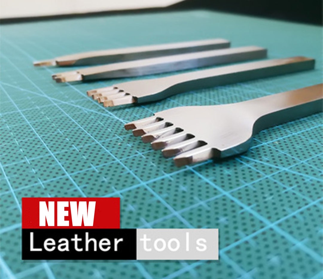French Style Pricking Iron Leather Craft Tool Hole Punches Lacing ...