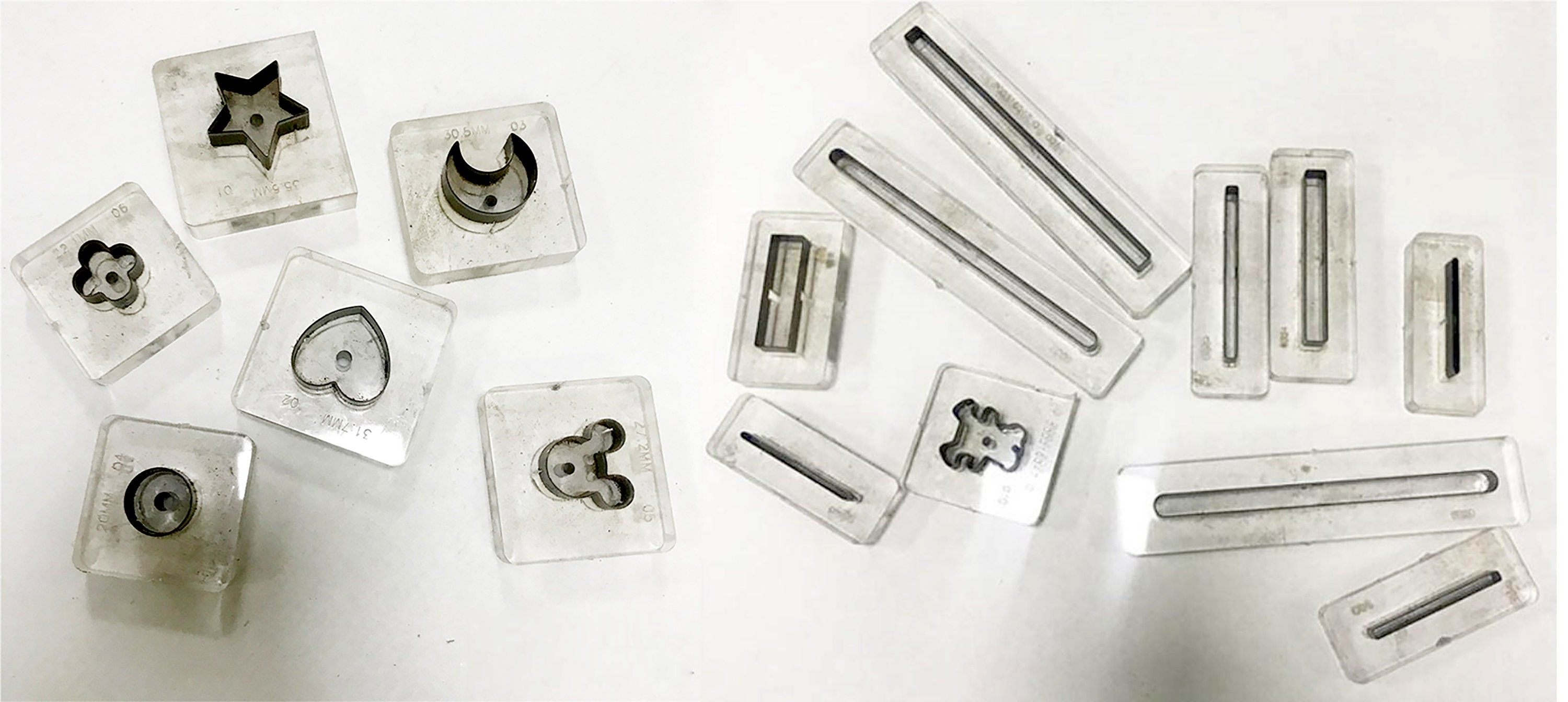 Custom Design Leather Acrylic Cutting Dies - Japanese Blade Mould ...