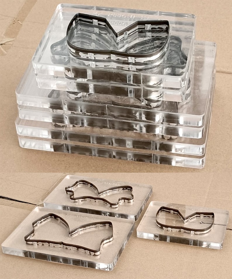 Custom Design Leather Acrylic Cutting Dies Japanese Blade - Etsy