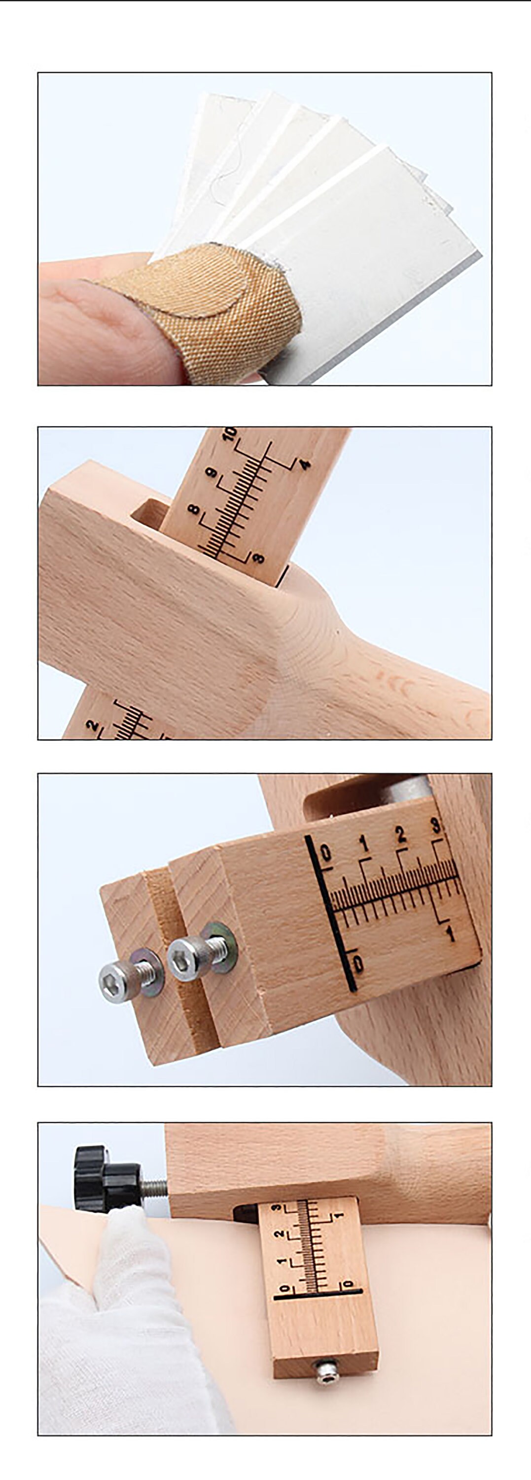 Wood Adjustable Strip and Strap Cutter Leather DIY Hand - Etsy
