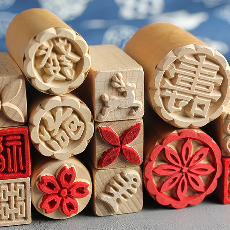 Mooncake Stamp - Etsy