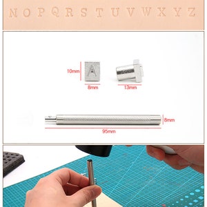 Leather Carving Tool Alphabets Letters Stamping Tools Hammer Stamps ...
