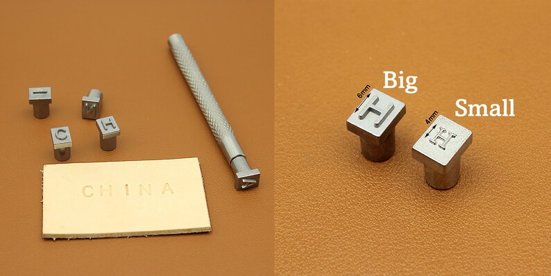 Leather Carving Tool Alphabets Letters Stamping Tools Hammer - Etsy