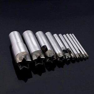 Ultimate DIY Leather Craft Punch Tool Star Punch, Waist Punch Flat ...