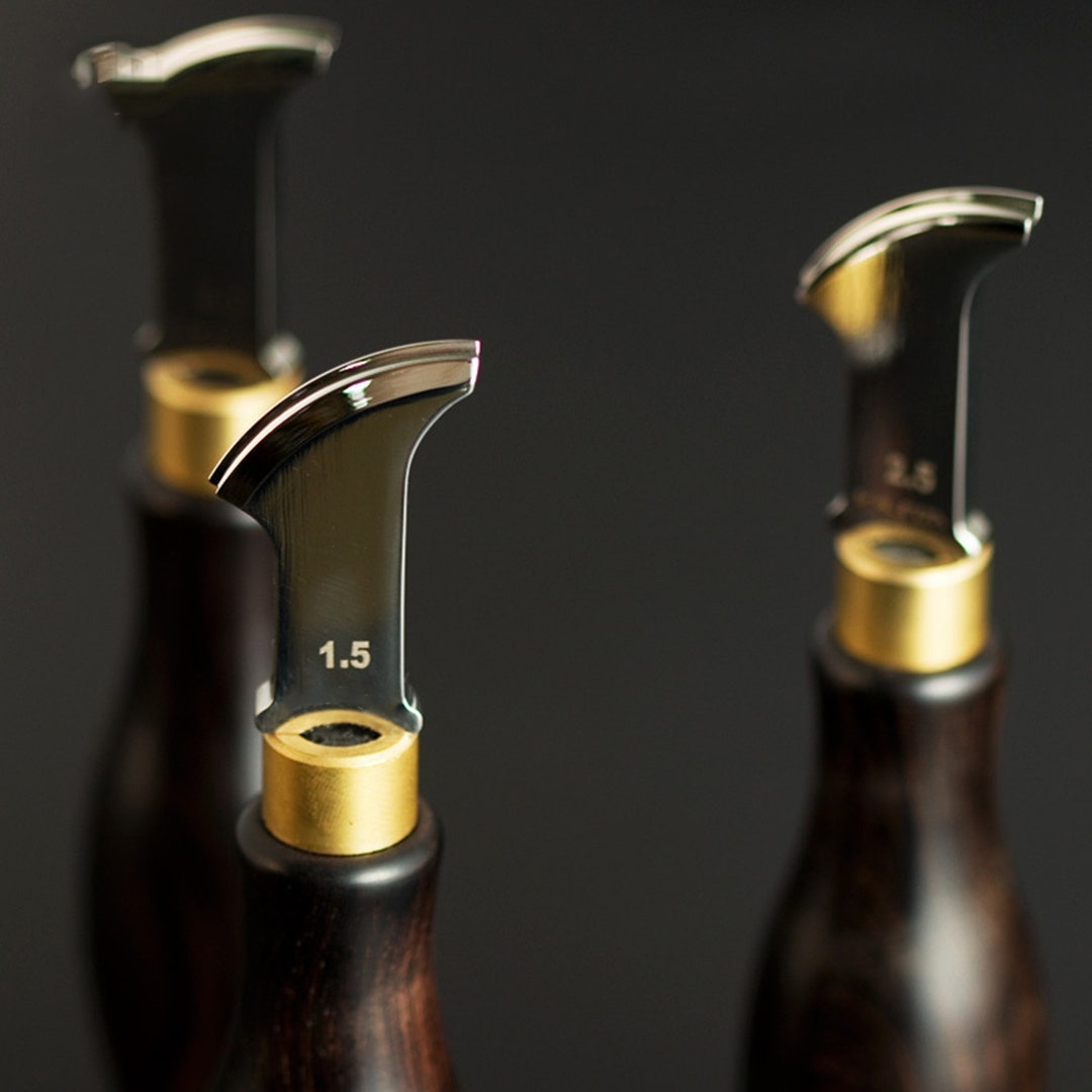 4 Size Leather Edge Line Tool DIY Handmade Leather Tool Rosewood Handle ...