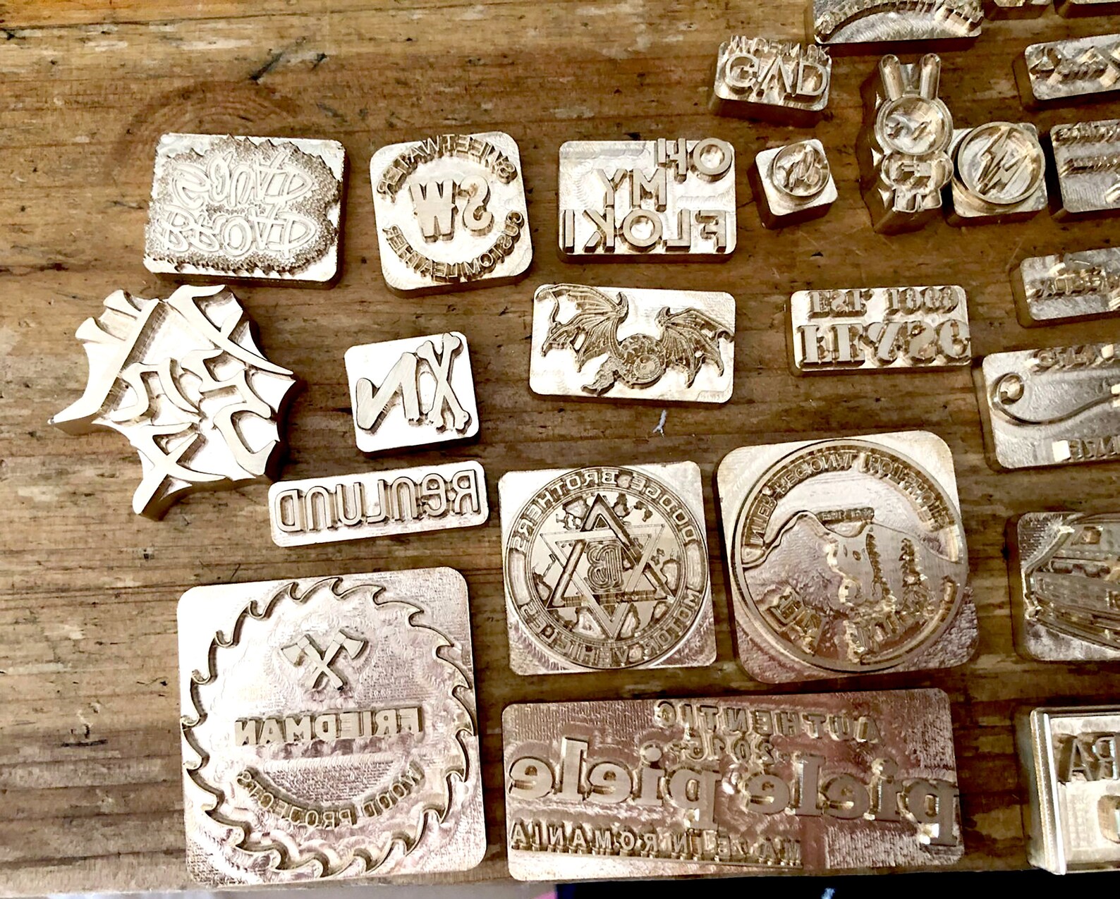 12mm Brass Material Customize Personalized Embosser Stamp | Etsy