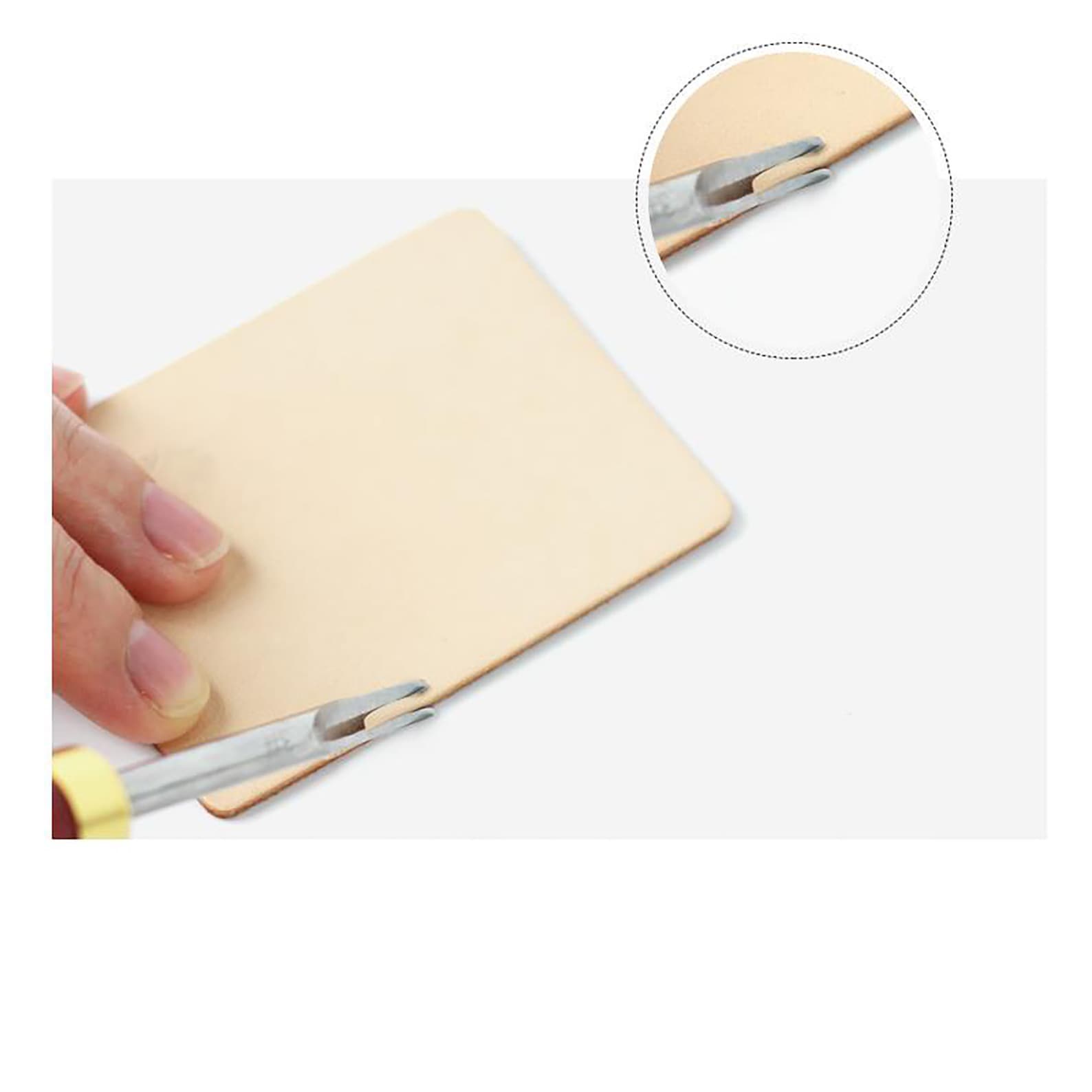 Leather Edge Cutter Skiving Tool Handle Leather Trimmer Edge Skiving ...