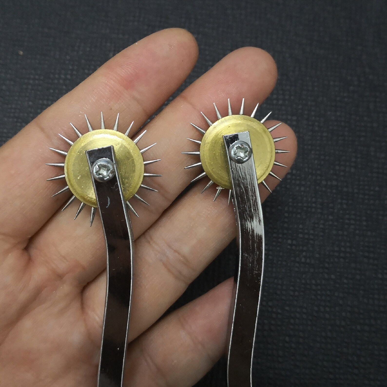 Leather Crafts Newly 4mm Pitch Overstitch Wheel Leather Stitch Space ...