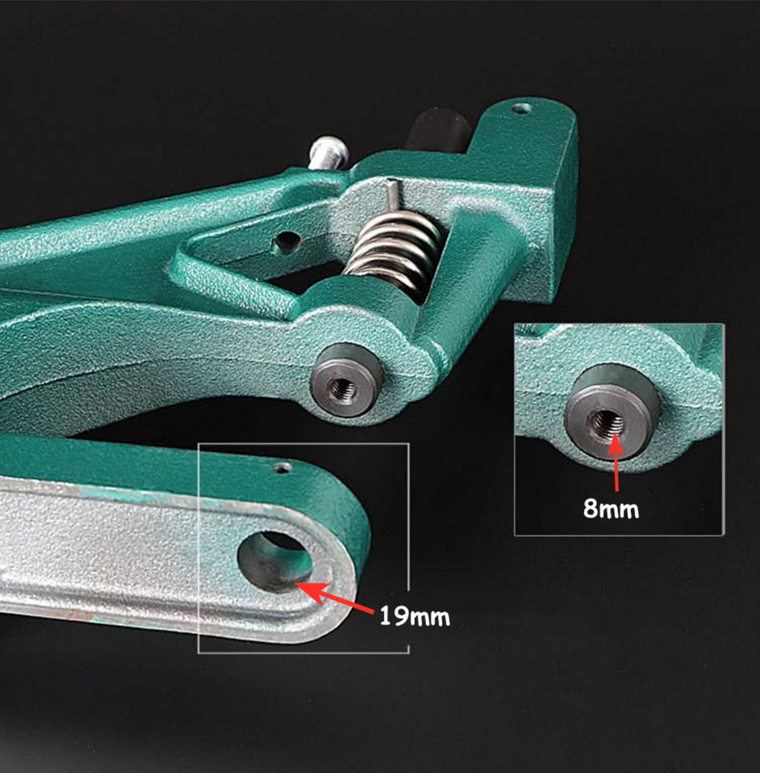 Heavy Duty Hand Press Tool for Rivets, Grommets & Snaps Hole Punch ...