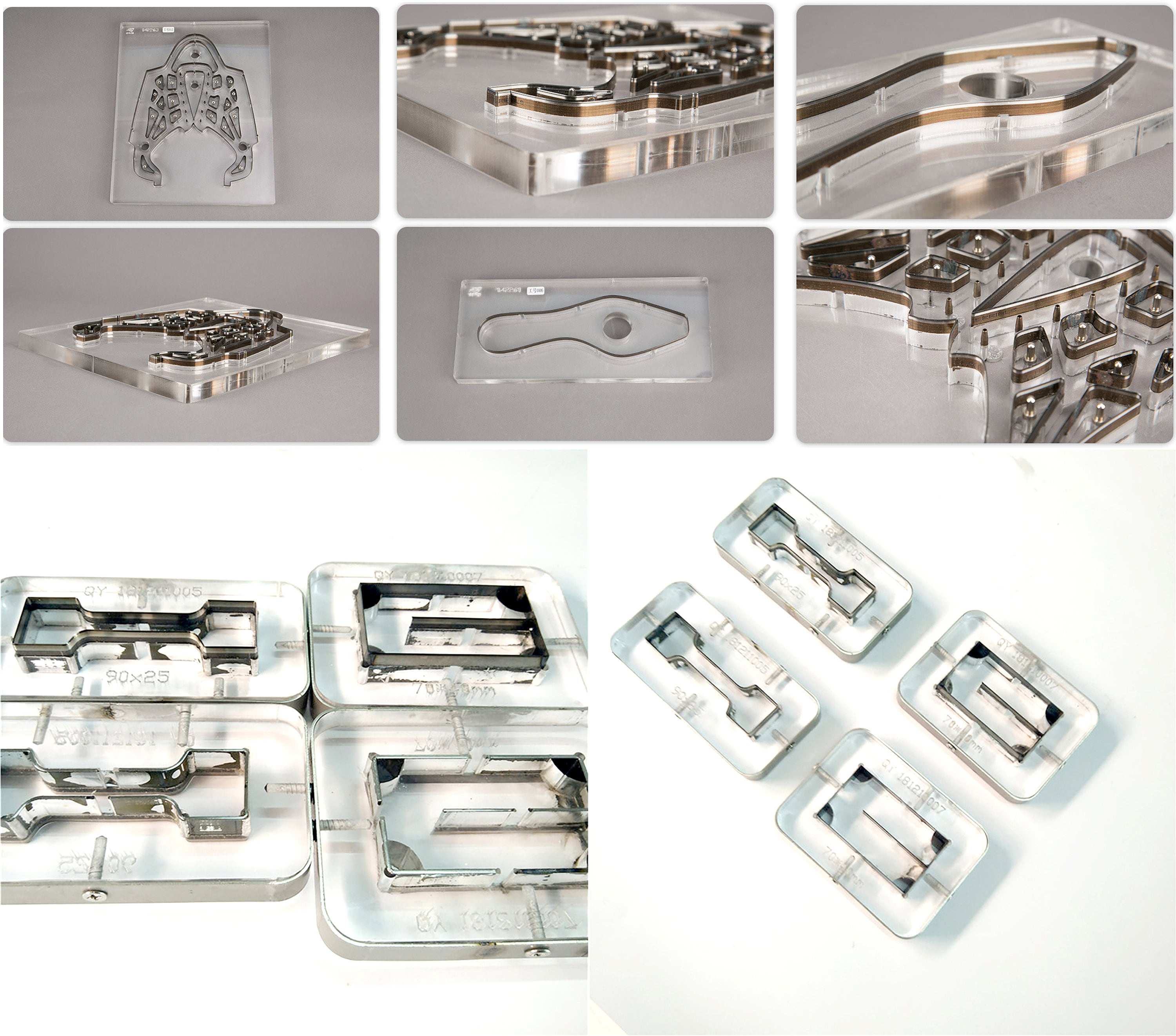 Custom Design Leather Acrylic Cutting Dies - Japanese Blade Mould ...