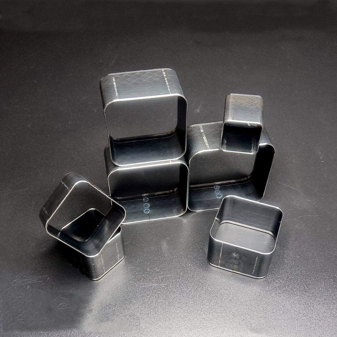 7 Custom Square Cutting Mold Dies - Set of 7 Leather Punching Crafts ...