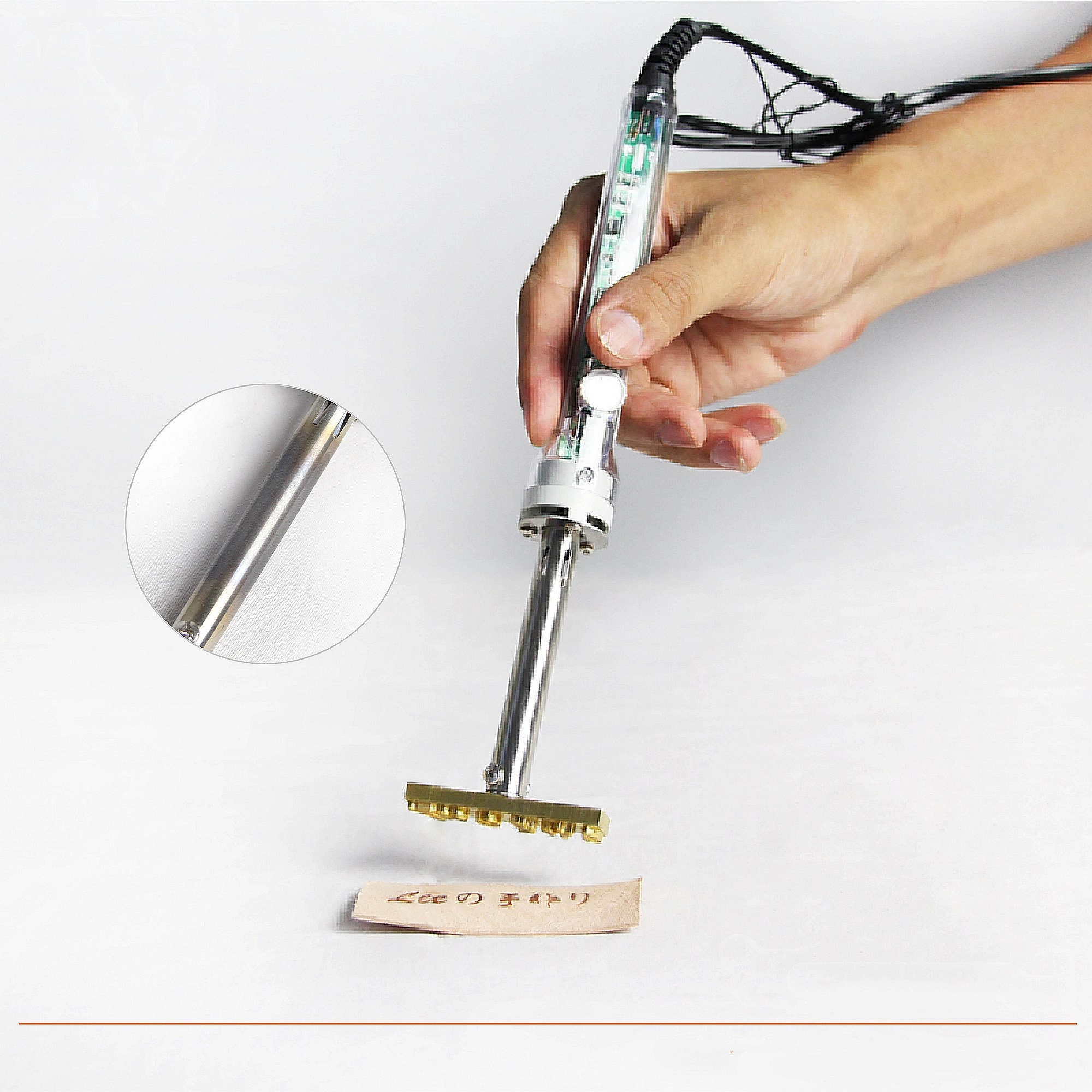 Customized Leather Stamp With Heat Embosser Electric Soldering | Etsy