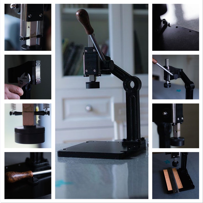 Special Made Leather Hole Puncher Hand Punching Machine Manual - Etsy