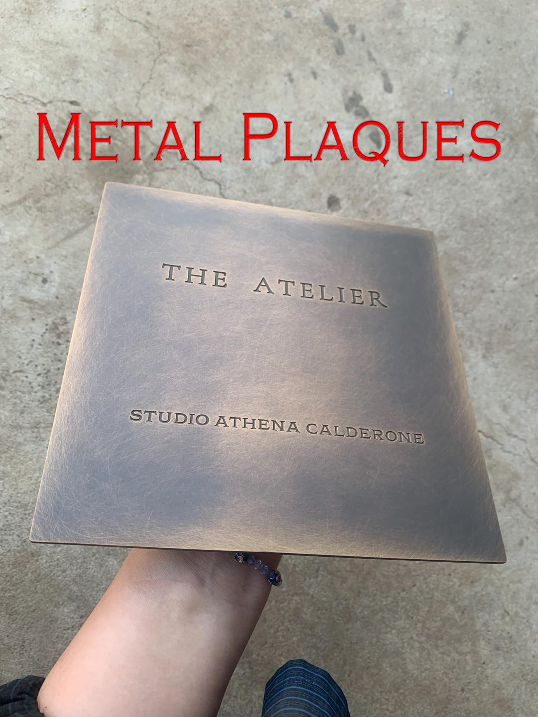 Engraved Brass Nameplates & Custom Metal Tags | Personalized Gold Signs ...