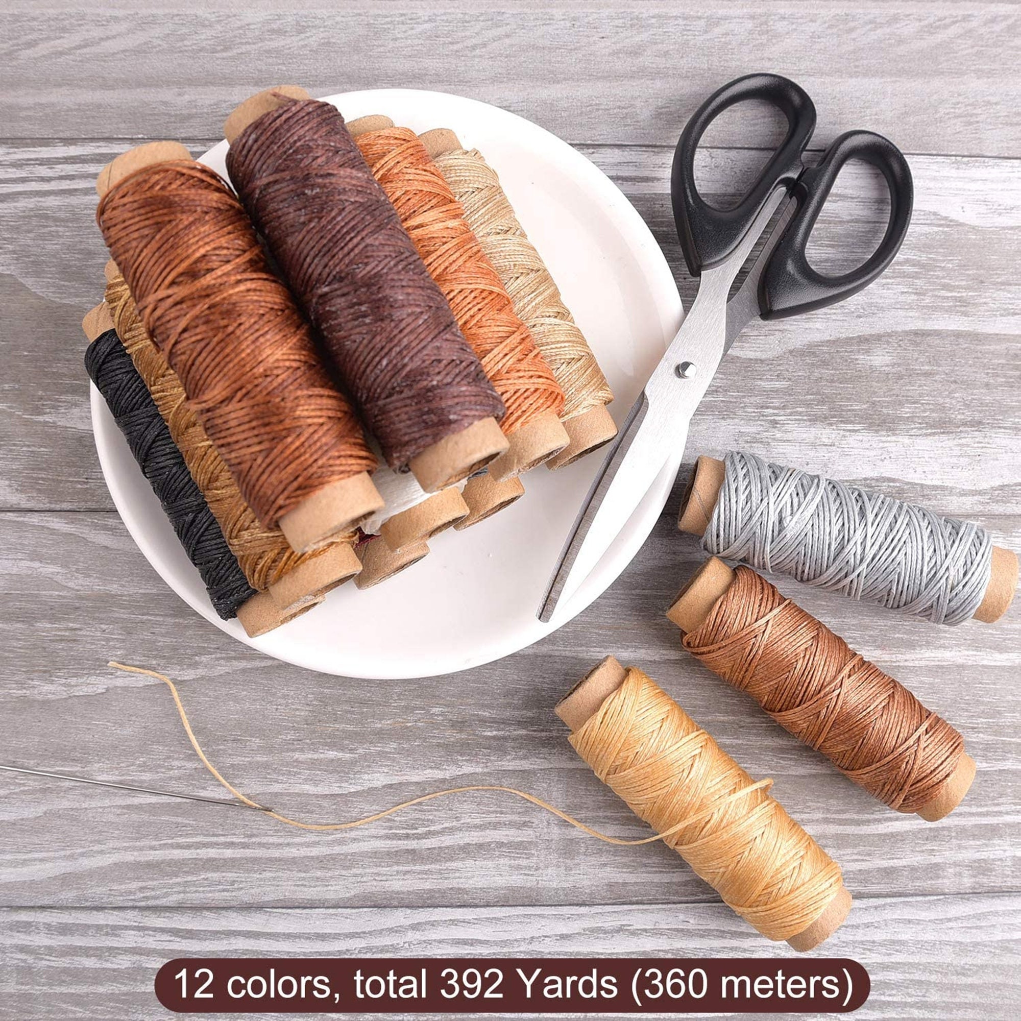22 Colors 0.65mm Waxed Threadcolor Leather Thread 44 Yards - Etsy