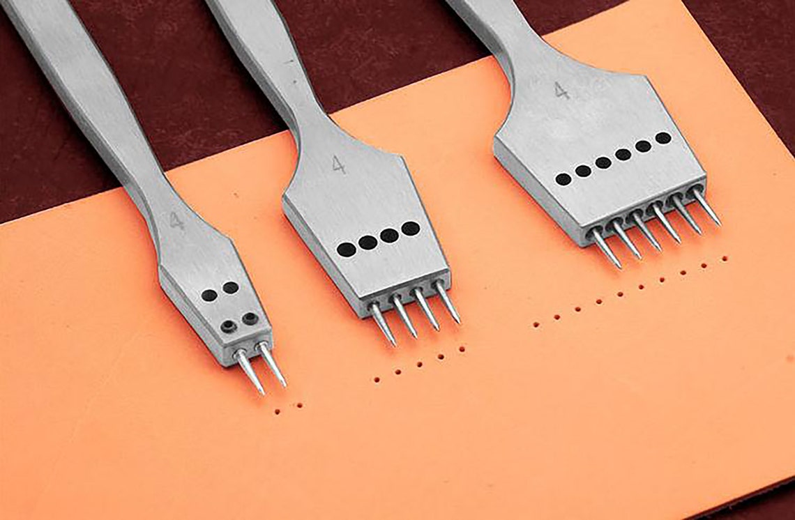 Full Set Leather Craft-3/3.38/3.85/4mm Spacing Hole Stitch Punchleather ...