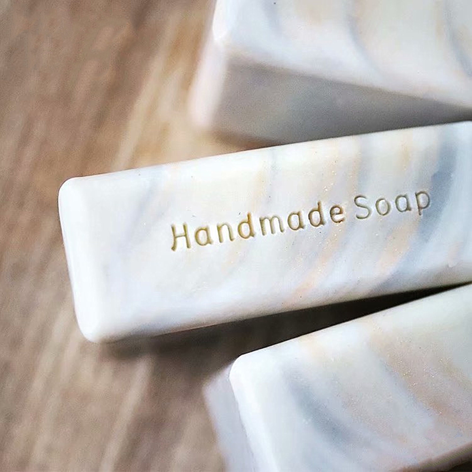 Full English Alphabet Letters and Numbers Soap Stamp Custom - Etsy