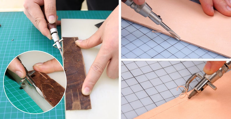 Leather Craft - Skiving Knife Edge Skiver Craft Toolsleathers Cutting ...