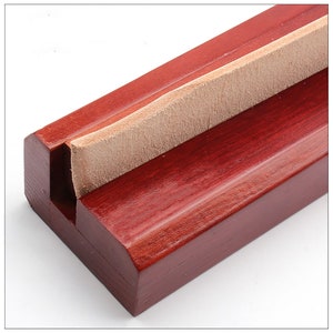 Leather Belt Edge Painting Jig - Wooden Tool for Handmade Belts Leather ...