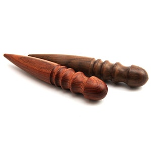 Leathercraft Tool Edges Slicker Round Wood Multi-size Leather Edge ...