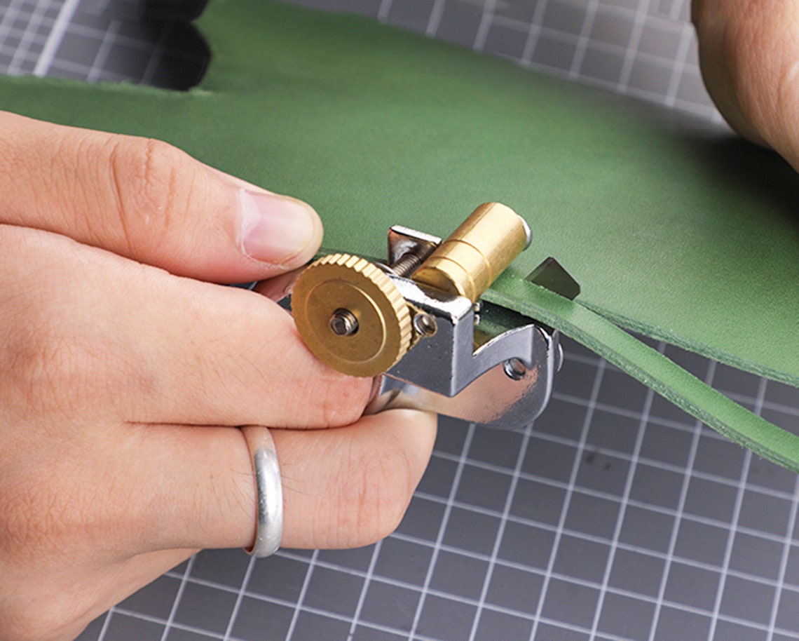 Leather Strap String Belt Cutter Ring Shape Hand Cutting | Etsy