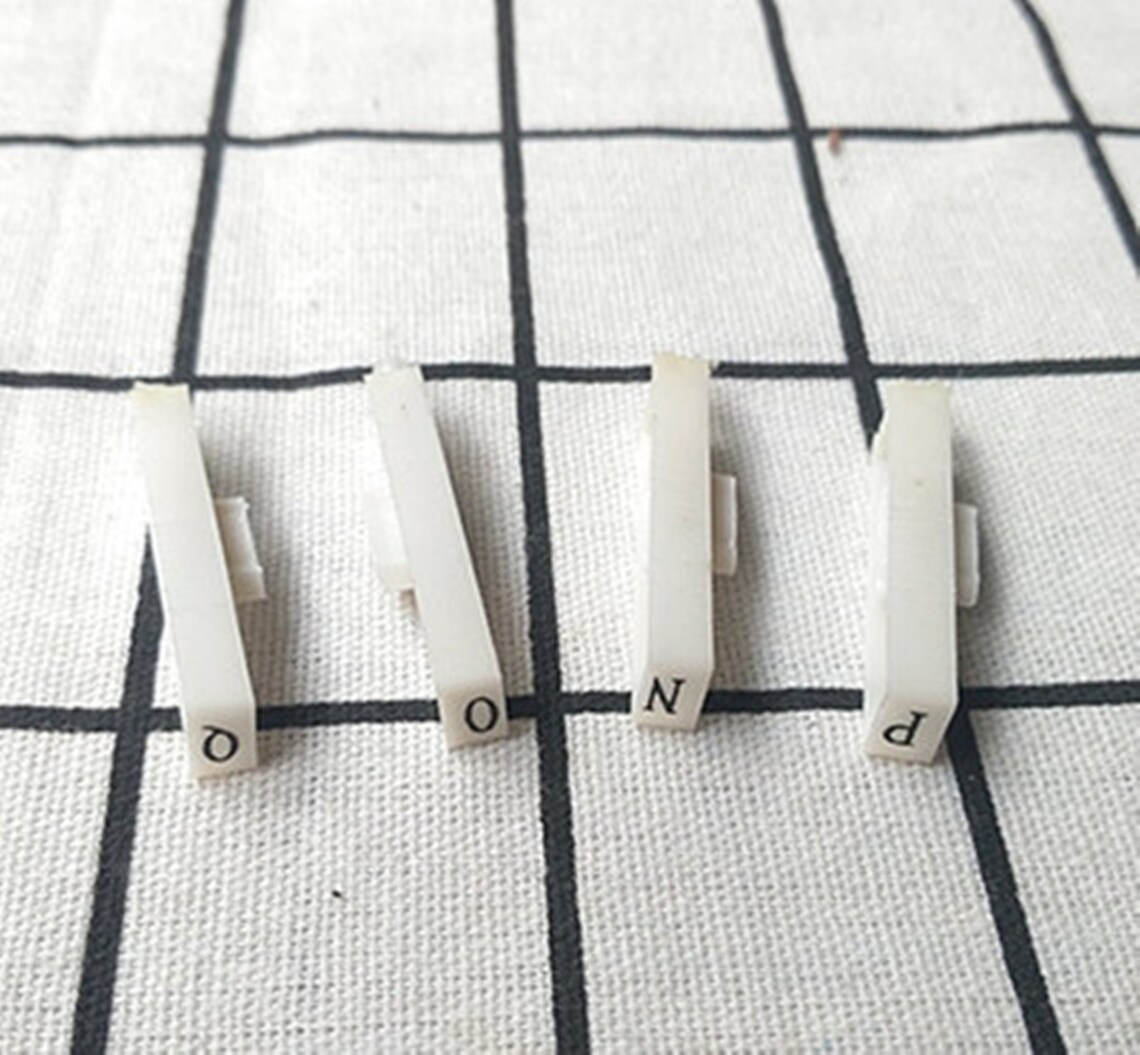 Full English Alphabet Letters and Numbers Soap Stamp Custom - Etsy