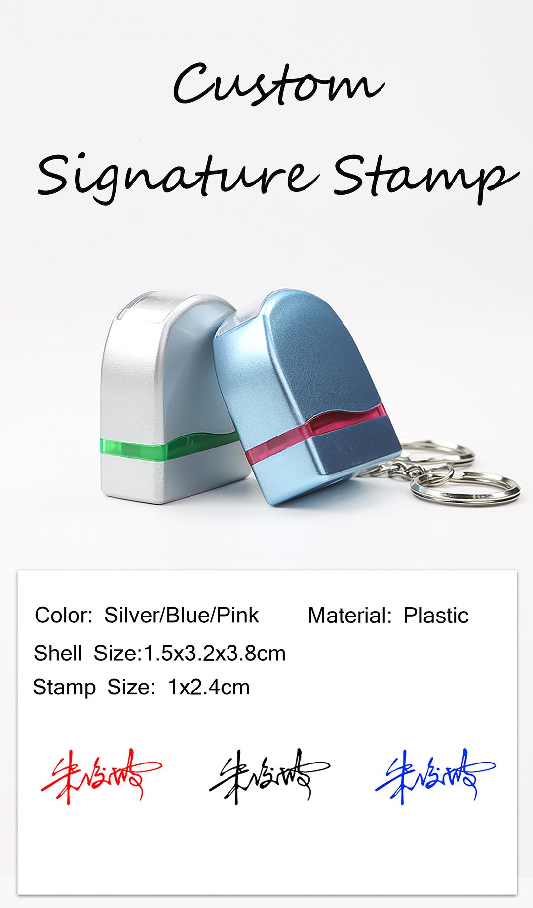 Self-inking Stamp Material Blank Stamp for Customized Signet Personal ...
