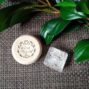 Large Custom Acrylic Soap Embossing Stamp, Personalized High Quality ...