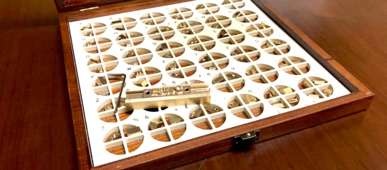 Brass Stamp Alphabet Number Storage Case, Alphabet Letter Number Stamps ...