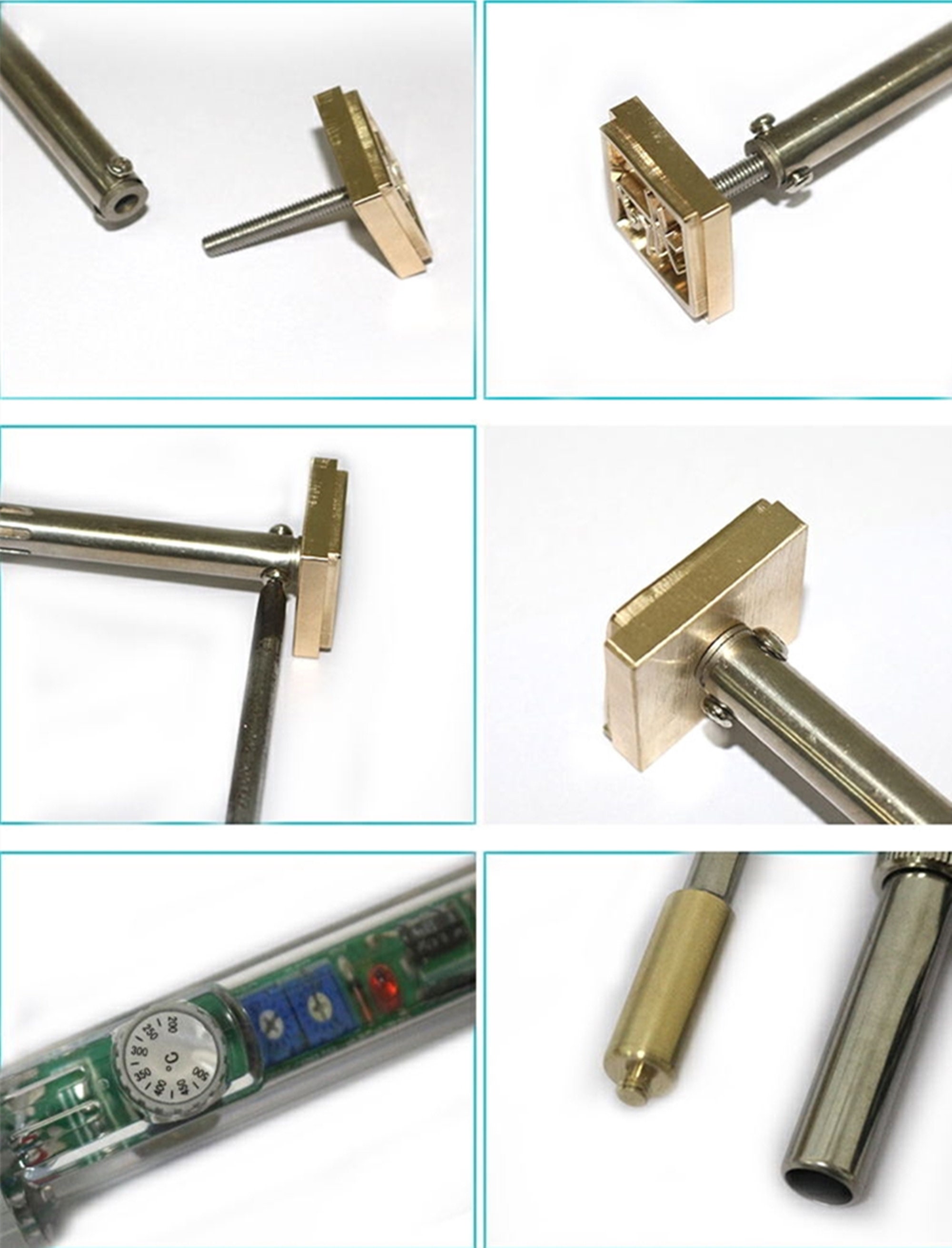 Customized Leather Stamp With Heat Embosser Electric Soldering Iron ...