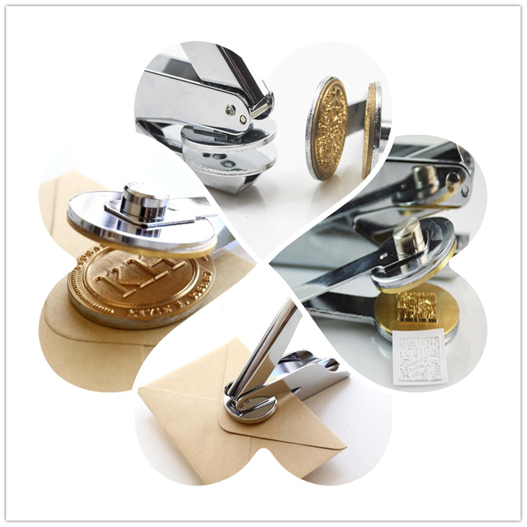 Custom LLC Seal Embosser – Personalized Logo Stamp for Business ...