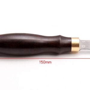 4 Size Leather Edge Line Tool DIY Handmade Leather Tool Rosewood Handle ...