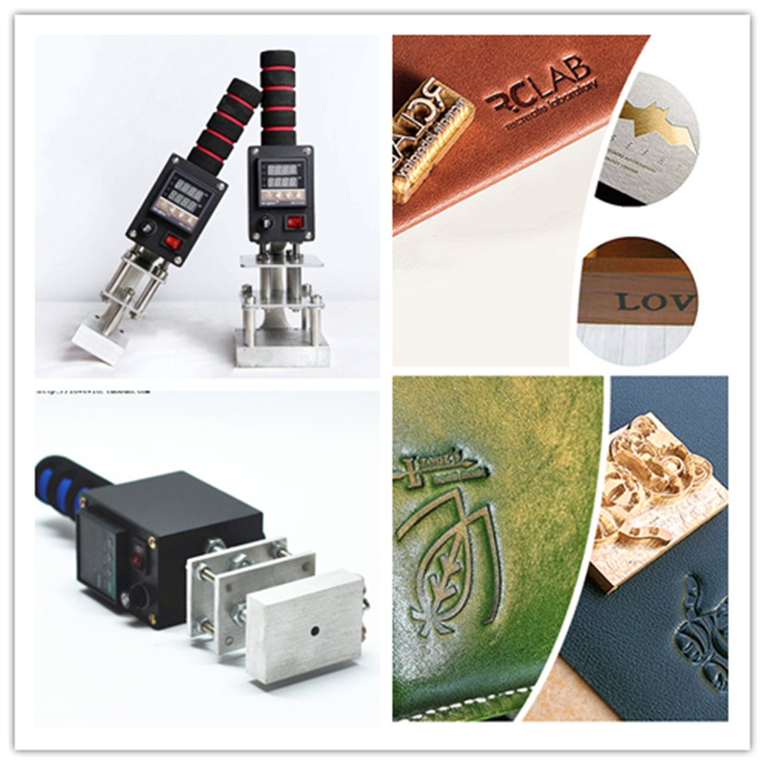 Professional Handheld Leather Logo Stamping Machine: Hot Foil Stamp ...