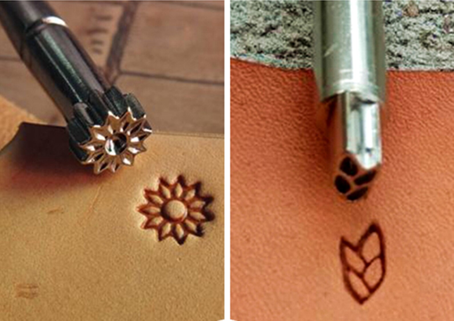 Carving Leather Craft Stamps Tools Art Design Patterns Stamp-leather ...