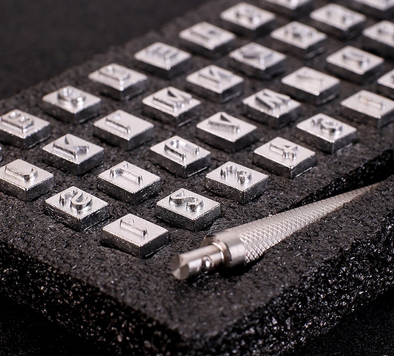 Leather Carving Tool Alphabets Letters Stamping Tools Hammer - Etsy