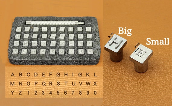 Leather Carving Tool Alphabets Letters Stamping Tools Hammer - Etsy
