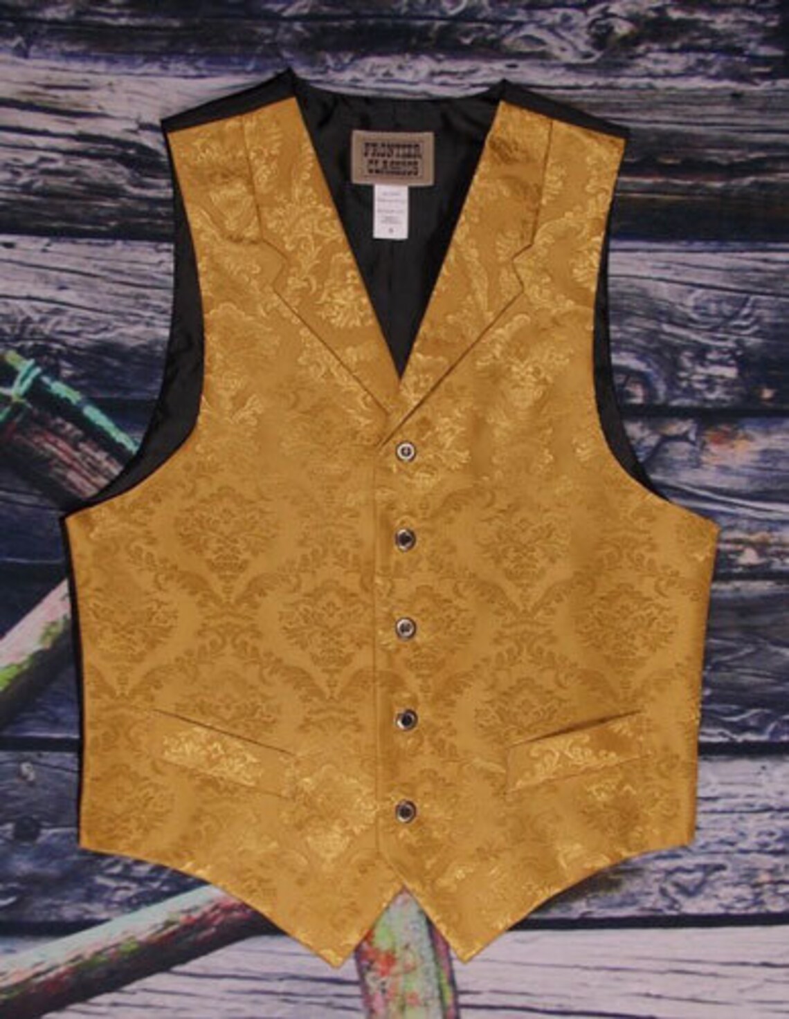 Vintage Styled Old West GAMBLER'S Vest With Matching Set - Etsy