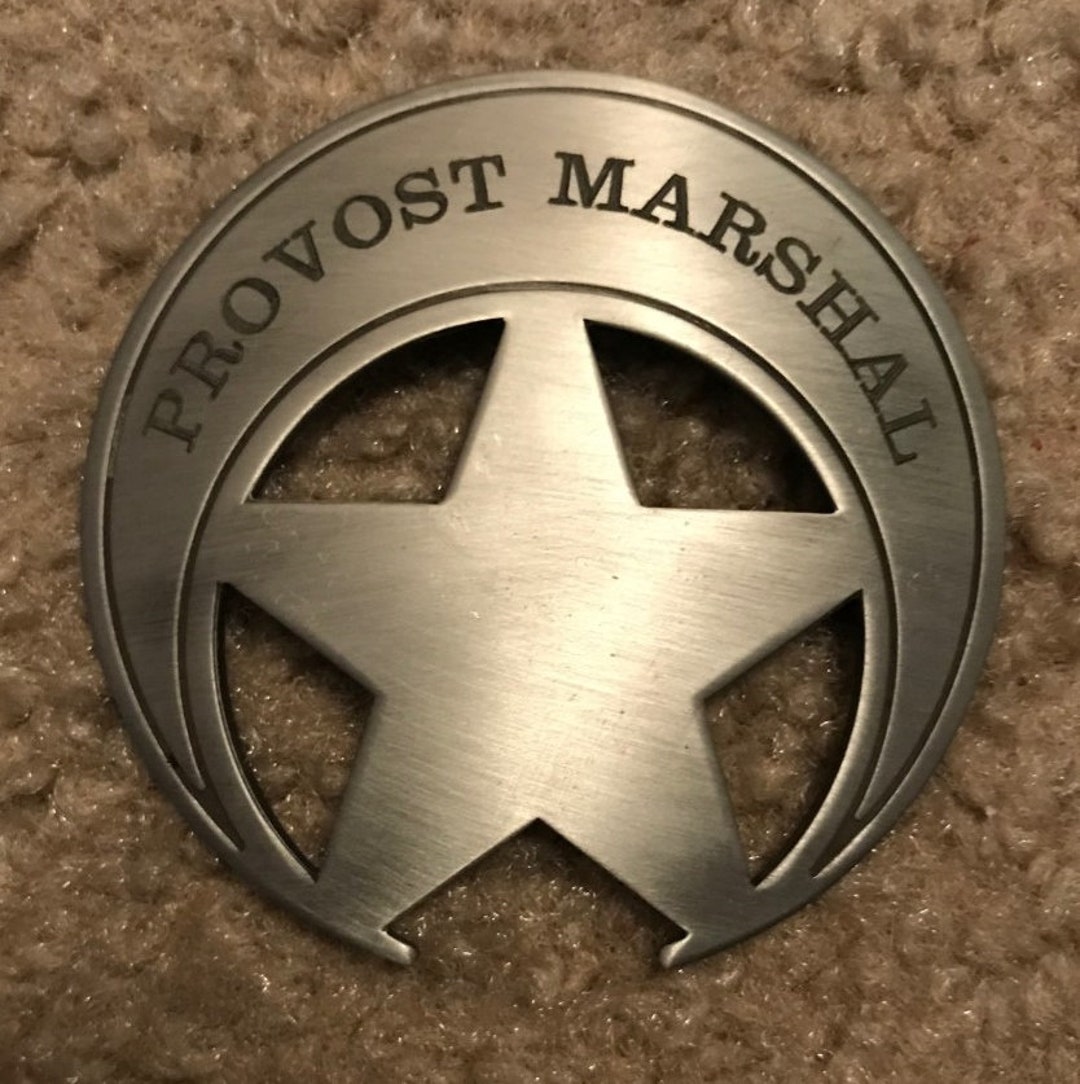 PROVOST MARSHAL BADGE, Custom Engraved - Etsy
