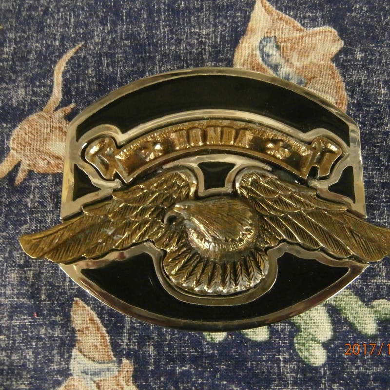 Vintage Belt Buckle Honda - Etsy