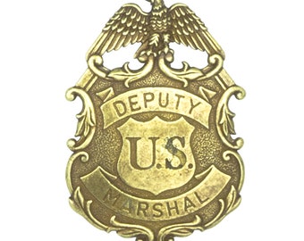 Marshal Badge - Etsy