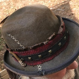 Mountain Man/fur Trader CUSTOM Designed Derby Hat, SIZES Small-xl - Etsy