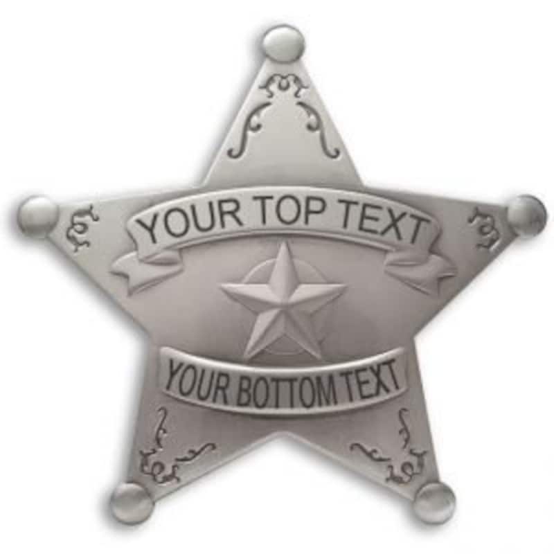 Personalized Brass Badge - Etsy