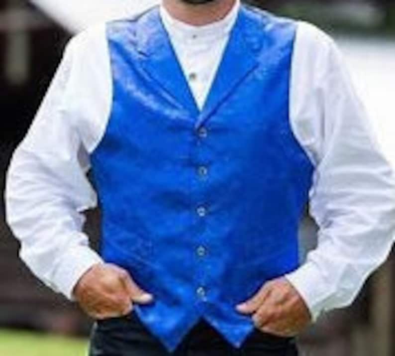 Vintage Styled Old West GAMBLER'S Vest With Matching Set of Sleeve ...