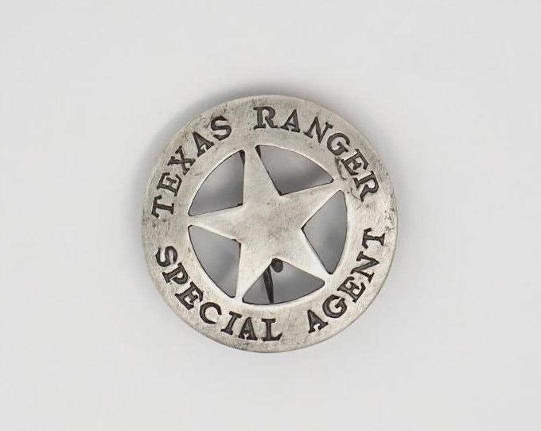 Replica Badge, "texas Ranger" Special Agent Badge. Great for the Old ...