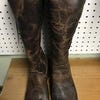 Vintage 1980 Leather Heavy Metal Scrunched Cowboy Boots Men's Size 10 ...