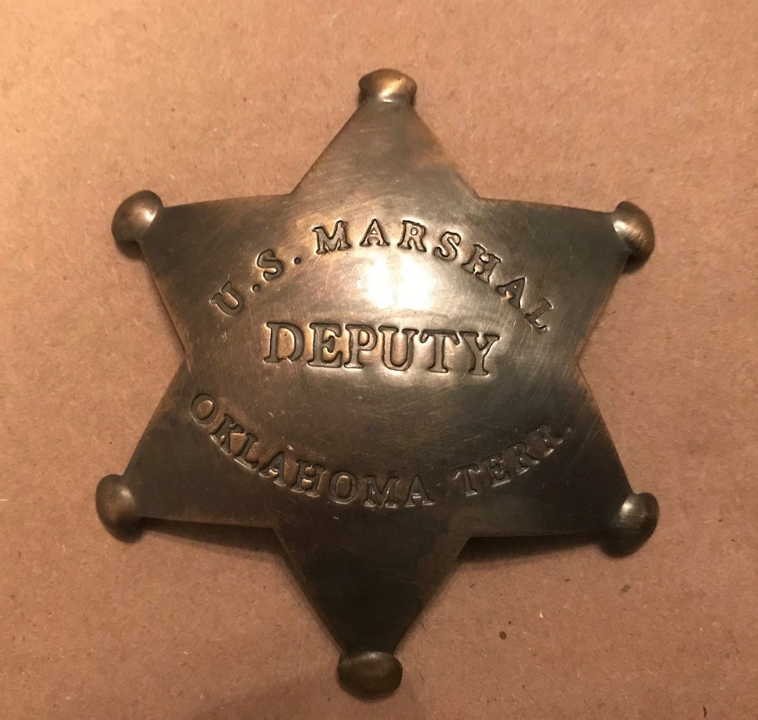 OLD WEST BADGES, Solid Brass Reproduction Badges With Free Shipping - Etsy