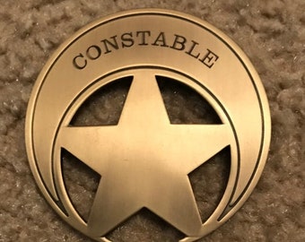 Constable Badge Svg - Etsy